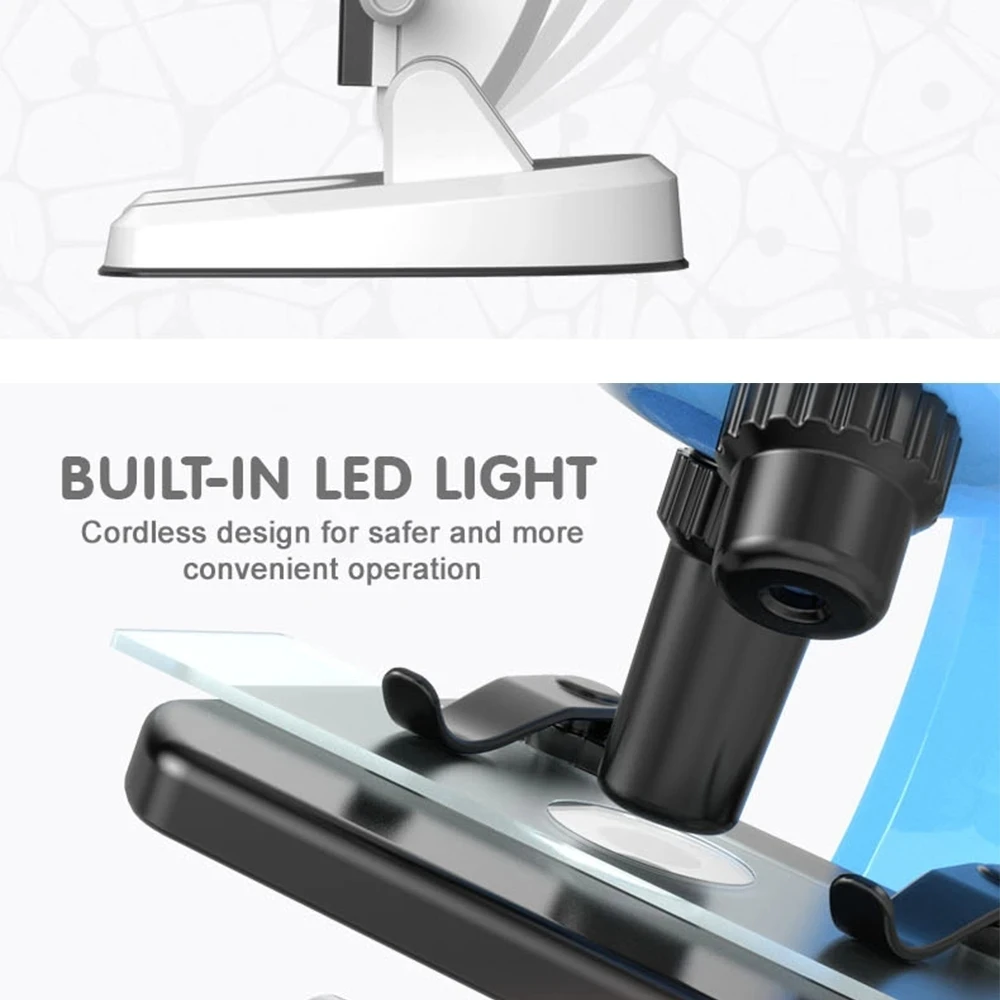 Laboratory LED 1200x School Science Experiment Kit Educational Toys ...