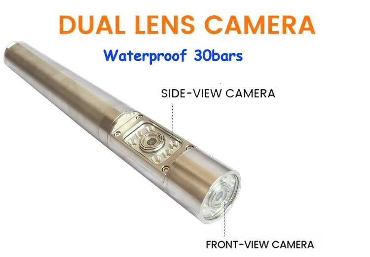 Vicam Borehole Camera - 360 Degree Rotate, 200m Manual Reel