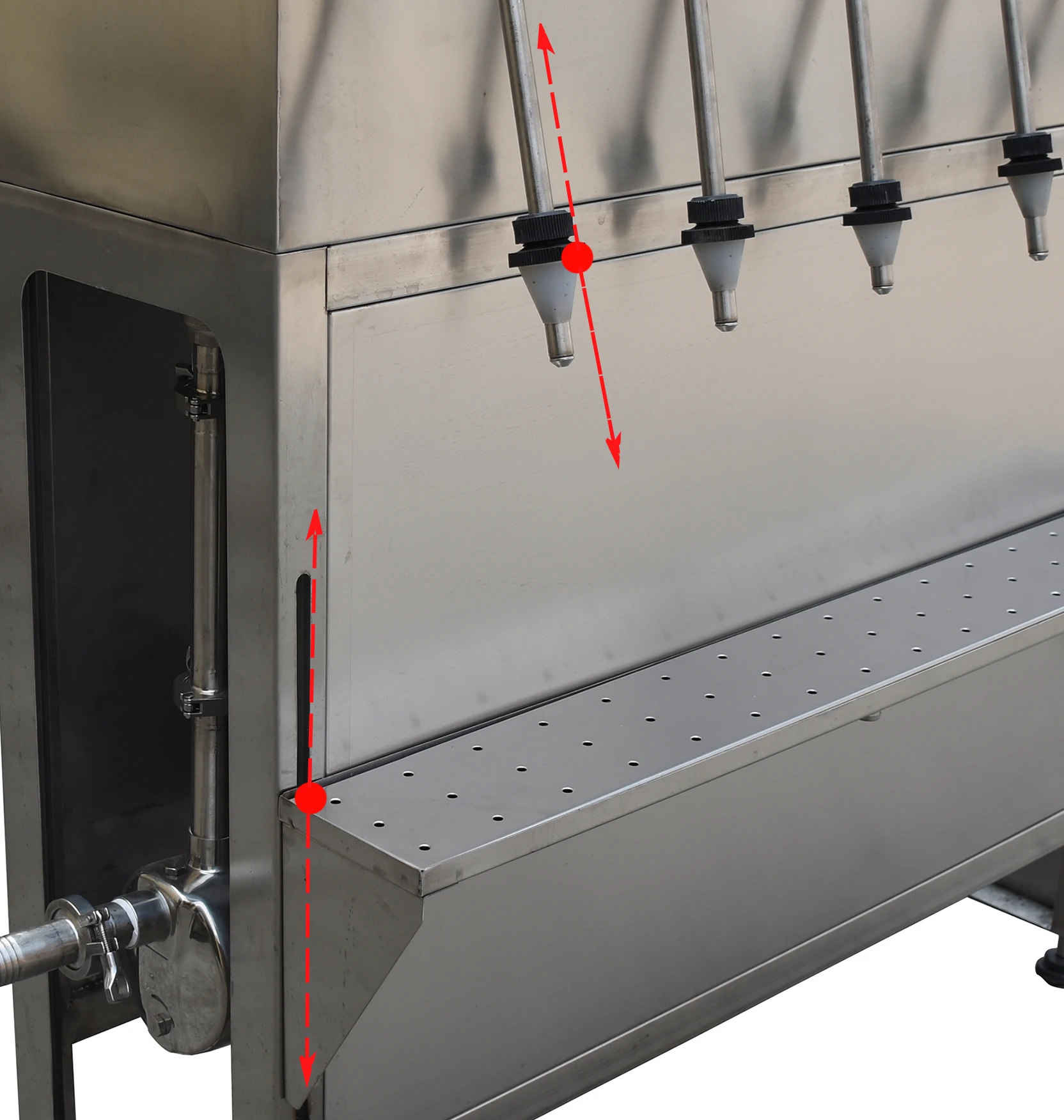 2/4/6 Heads Semiautomatic Siphon Filling Machine For Wine,Liquor,Juice ...