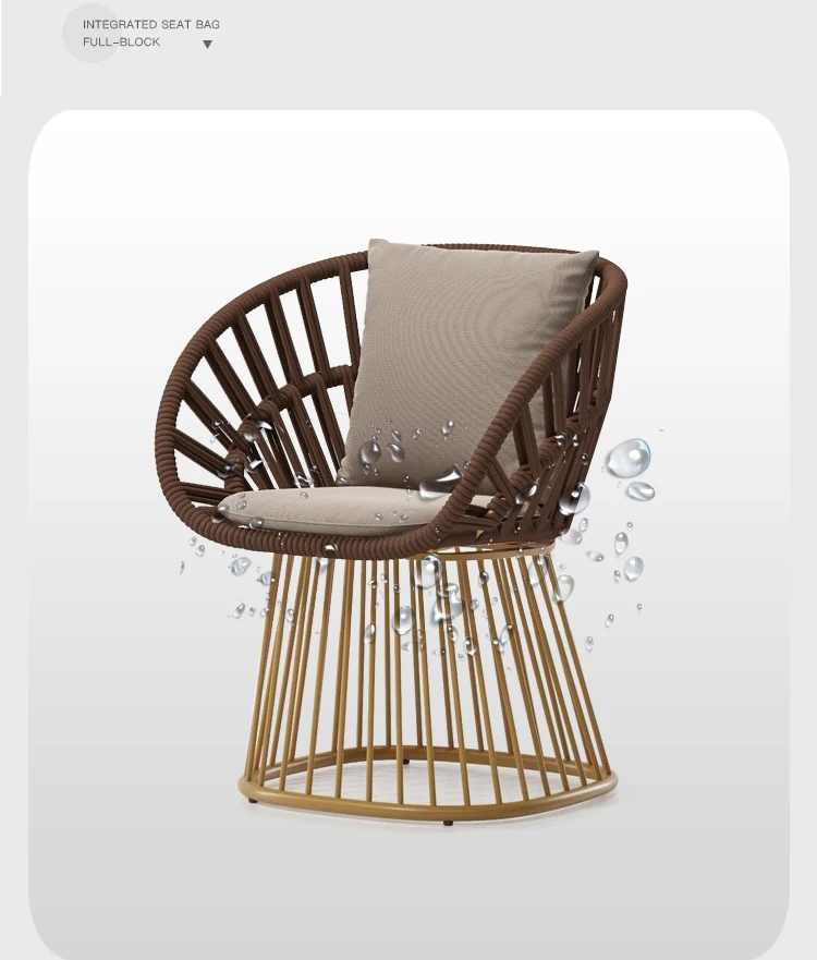 Outdoor Table and Chair Sun protection Courtyard Leisure Garden Balcony ...