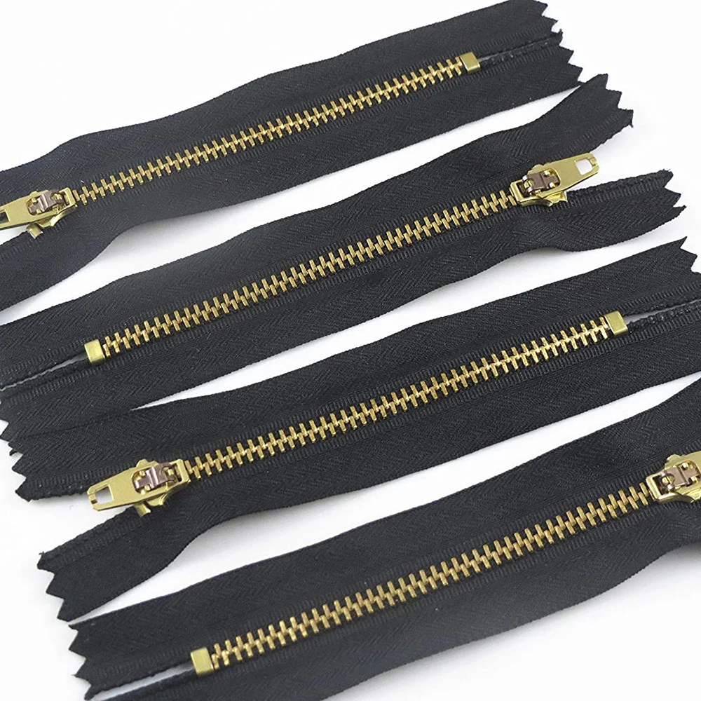 Wholesale 3# 5# Brass Auto Lock Zipper for Jeans - Smooth & Durable