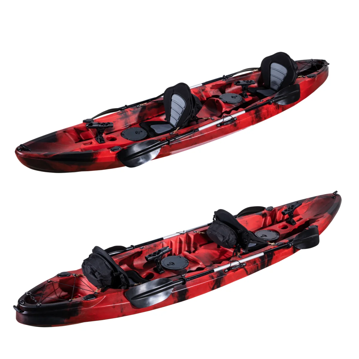 Hot Sale LSF Family Kayak 3-Person Cruising Fishing Kayak HDPE/PE ...