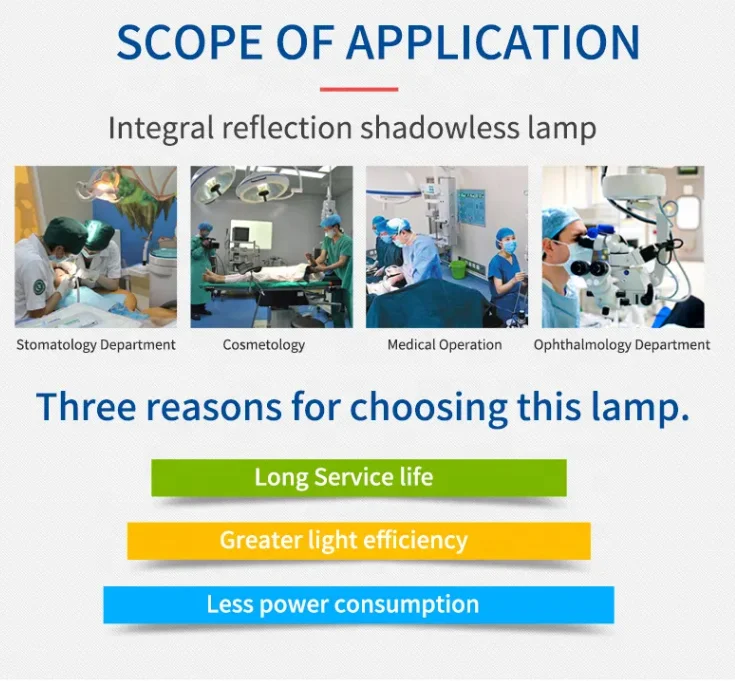 Cold Light Shadowless Operating LED Lamp - MSLLEDK33