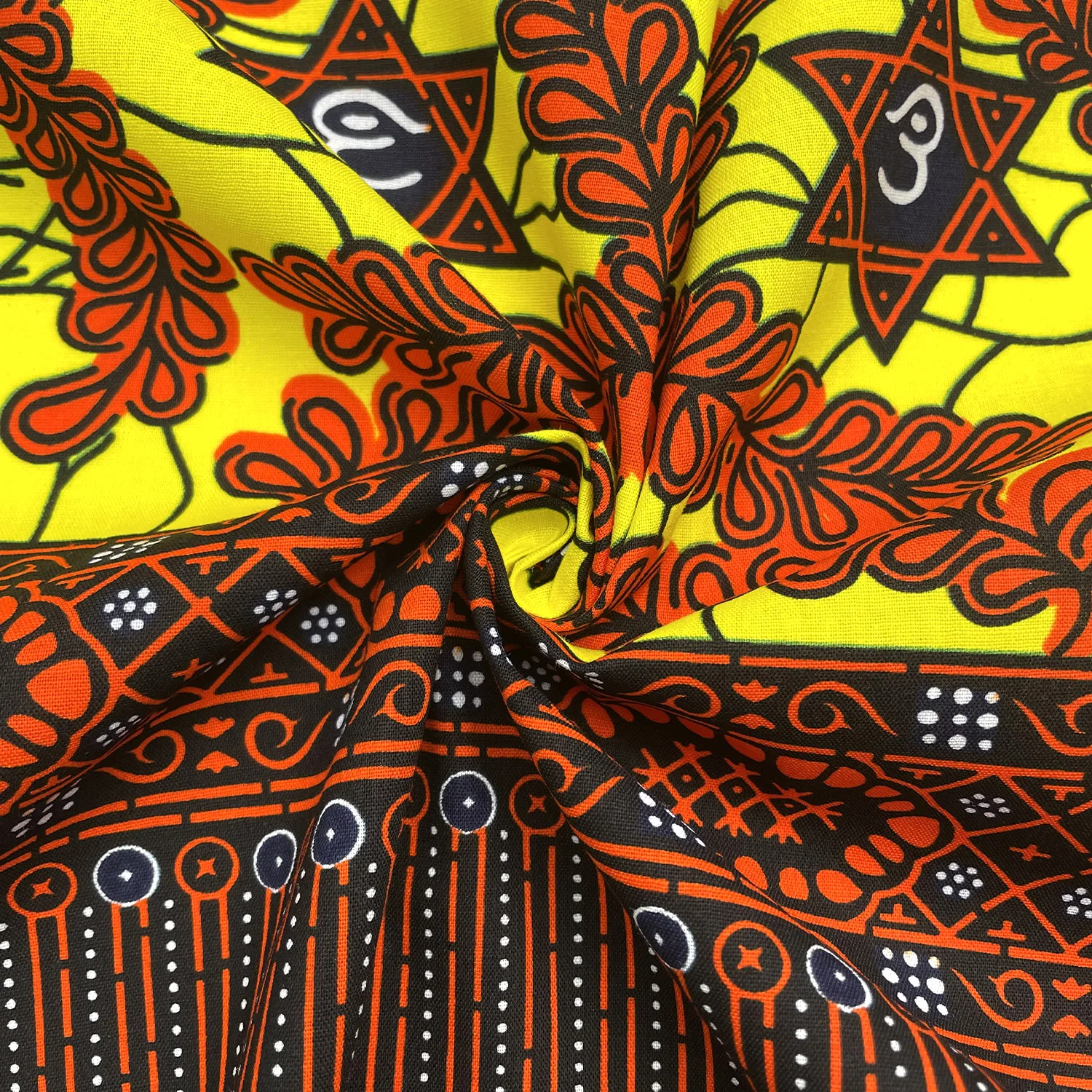 Factory Holland Fabric 100% Cotton Ankara 6 Yards Prints African Wax ...