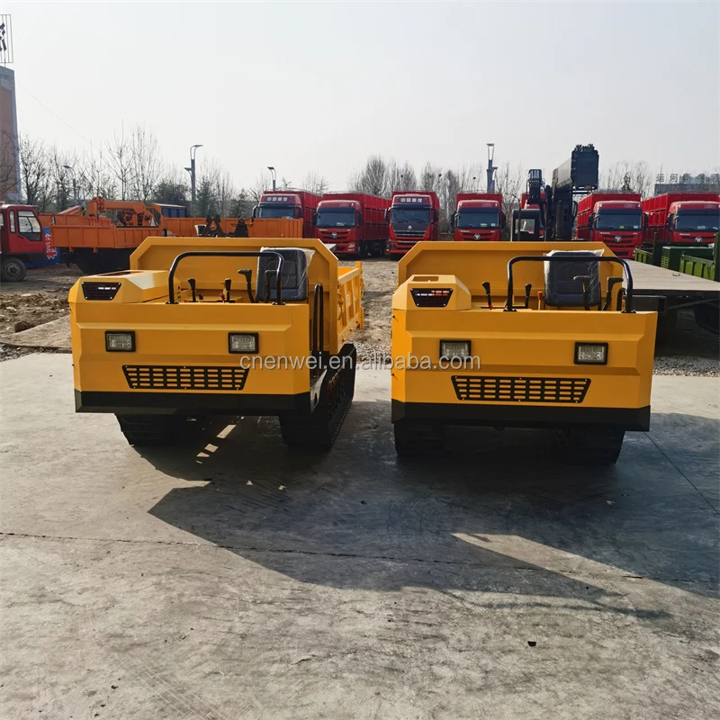 Hydraulic Small Dumper Moving Earth Rock Loader With Excavator Arm ...