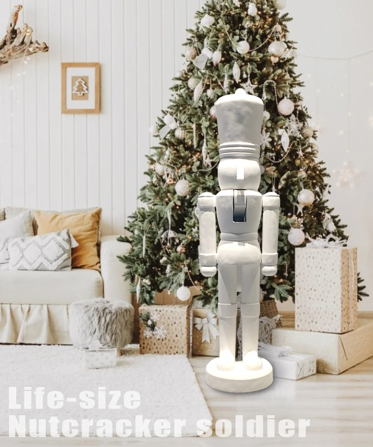 Giant Christmas Nutcracker Resin - Perfect Outdoor Decor
