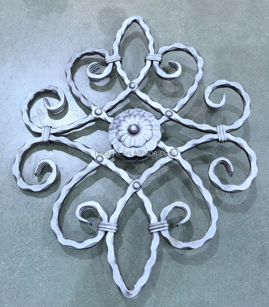OUYA Factory Price Quality Ornamental Wrought Iron Gate Rosettes ...
