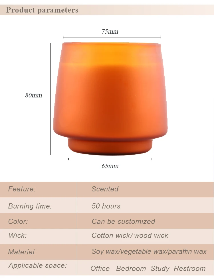 Unique Design Excellent Material Borosilicate Glass Candle Holder ...