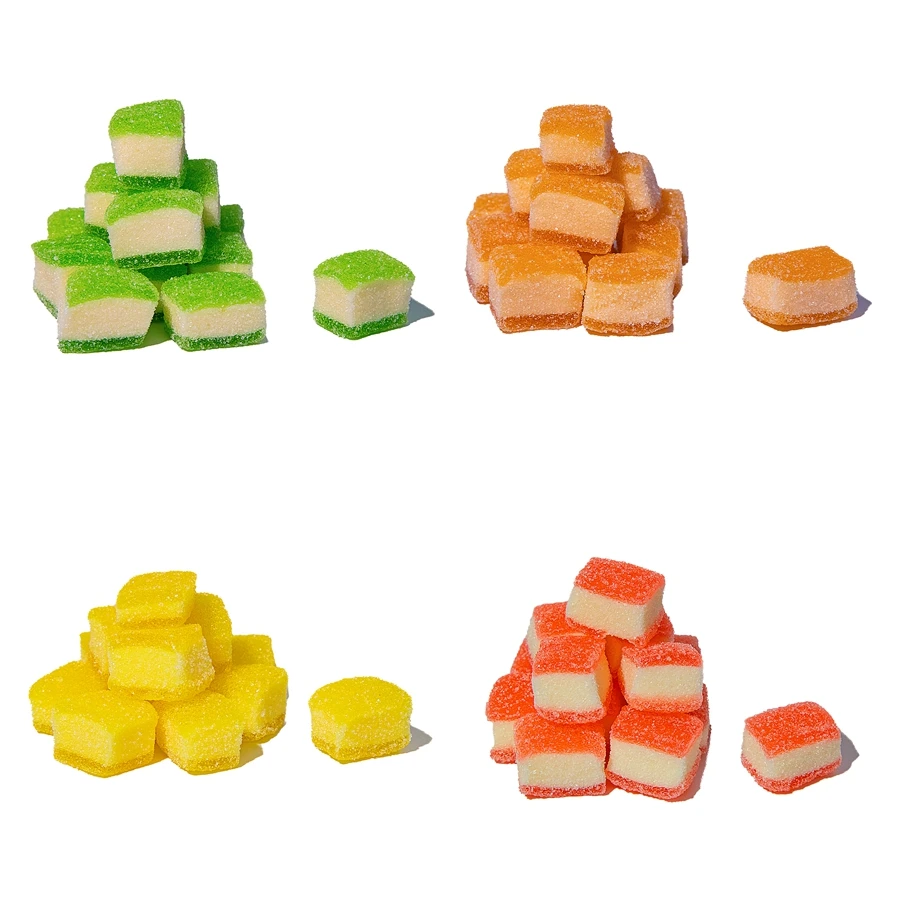 Custom Private Label Sweet Gummi Any Shape Sour Flavor Halal Bulk Gummy ...