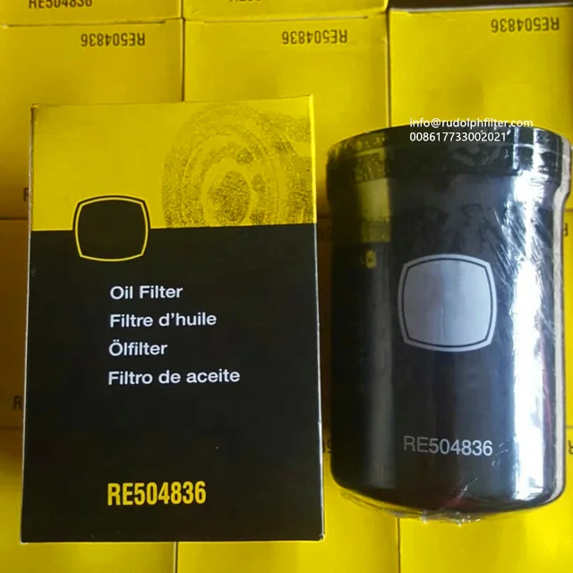 Tractor Engine Oil Filter Re504836 For For J D 5076e 5082e 5083e 5085m ...