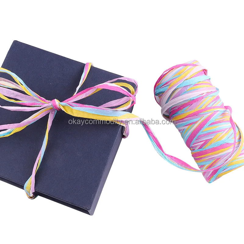 Okay Colored Raffia Ribbon 3/16 Inch By 328 Feet Matte Paper Craft ...