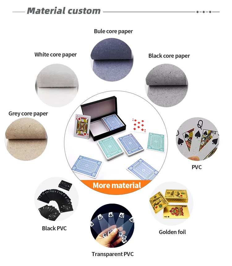 Wholesale Customized Printing Logo Playing Cards Game