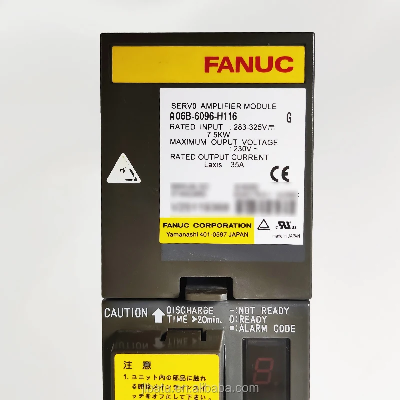 Japan Original Fanuc Servo Amplifier A06b-6096-h116 - Buy Amplifier A06b-6096-h116,A06b-6096 ...