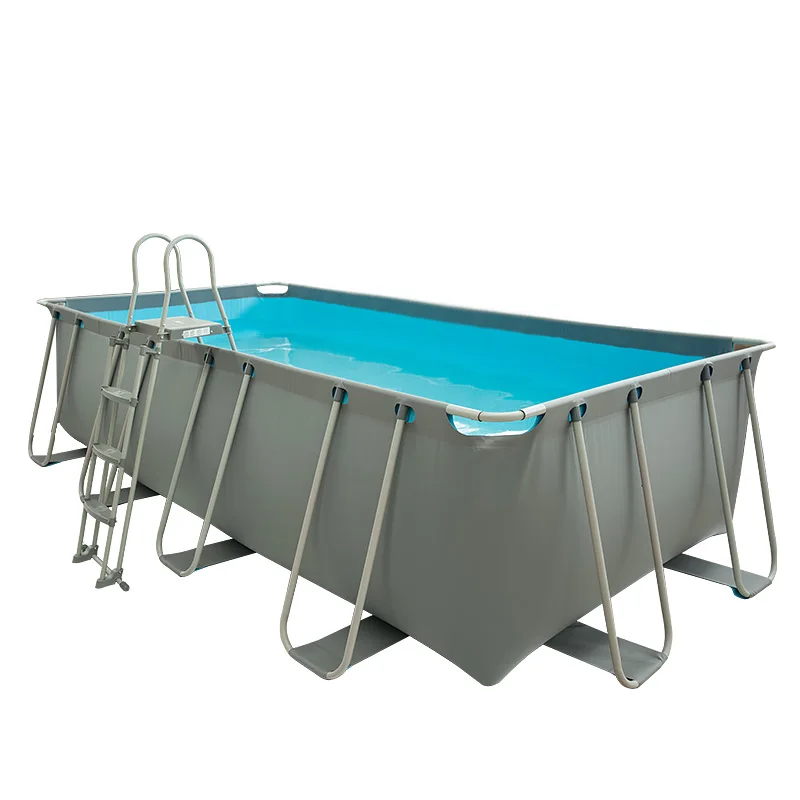 2023 Heavy Gauge Rectangular Steel Frame Pool with Filter