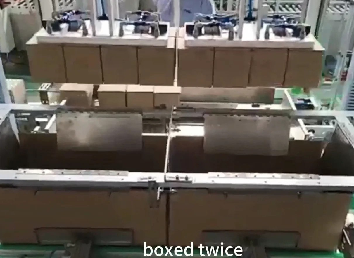 Fully Automatic Food and Biscuit Carton Box Packing Production Line for ...