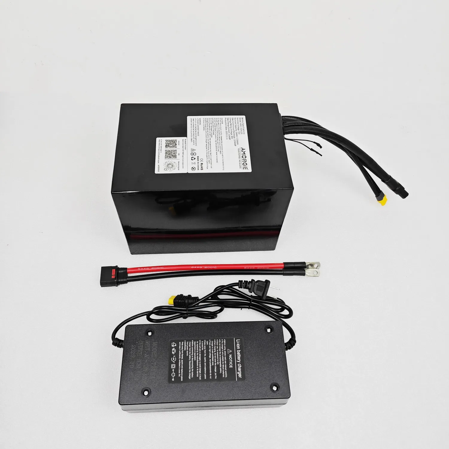 AMORGE 72V 24AH Lithium Battery Pack with ANT Bluetooth BMS