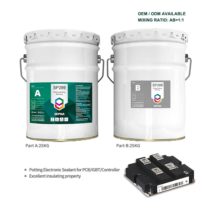 Sp299 Two Component Transparent Waterproof Ip68 Dielectric Insulating ...