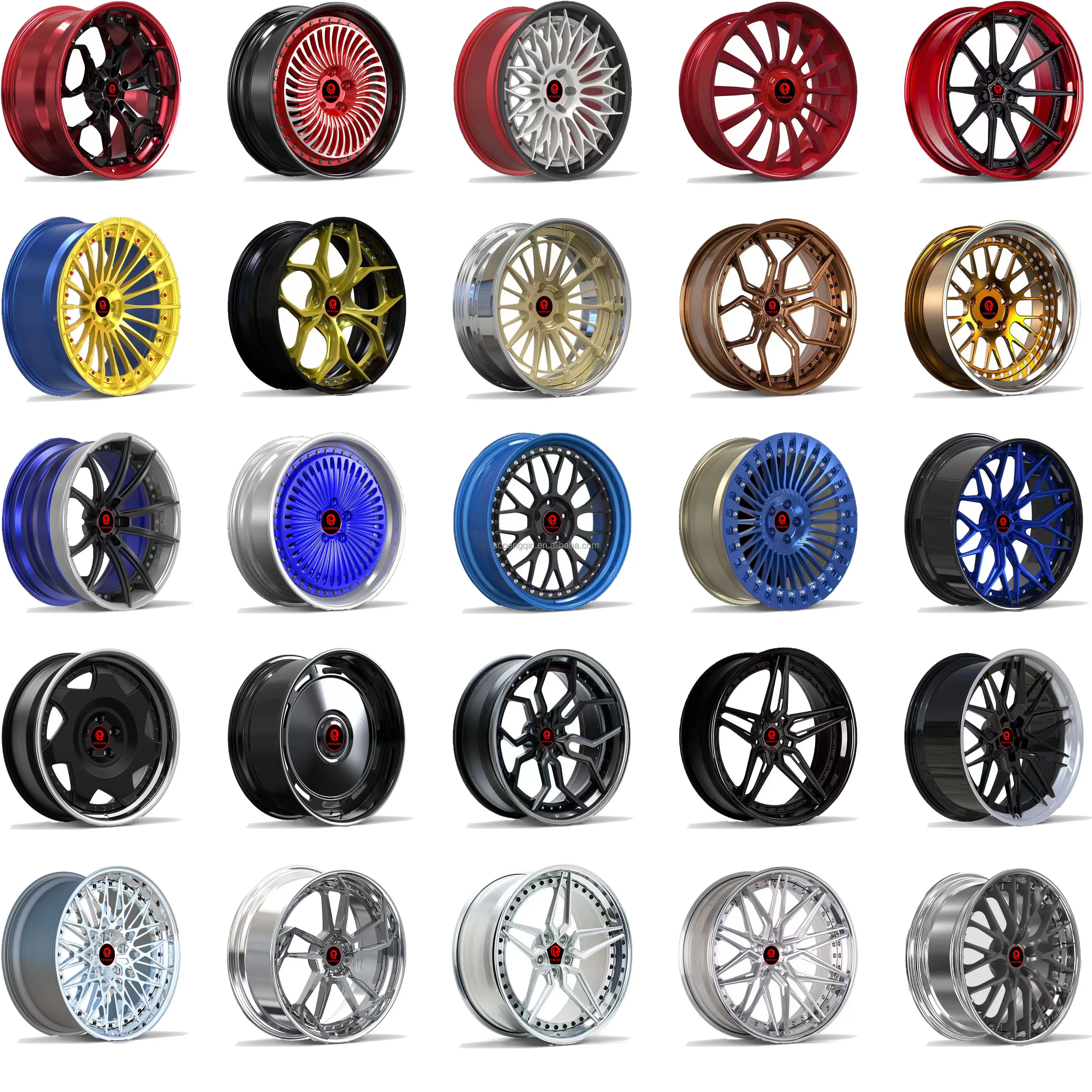 Monoblock Alloy Wheel Sport Black Wheel Forged Wheels 5x112 5x130 5x120 ...