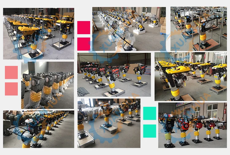 Pneumatic Tamping Rammer Plate Held Soil Land Trench Hand Tamper Jack ...