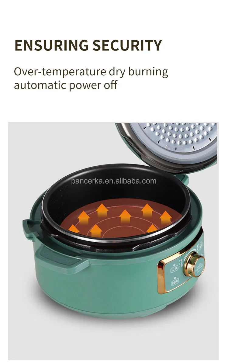 Pancerka Aluminum Non-stick Inner Pot Digital Timer Control Electric ...