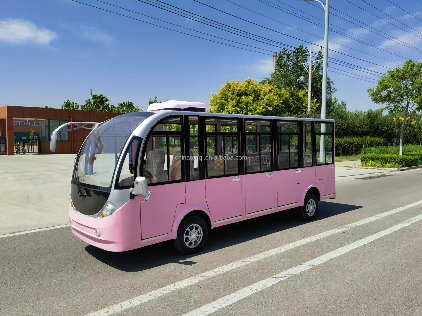 11 Seater Electric Sightseeing Bus - Smart & Safe Touring