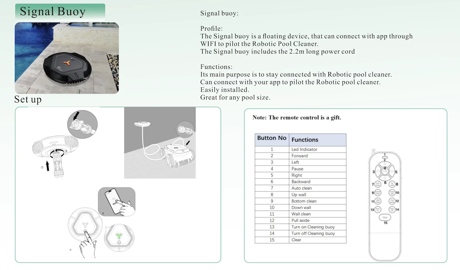 Purily 2024 Automatic Cordless Pool Cleaner - Efficient & Durable