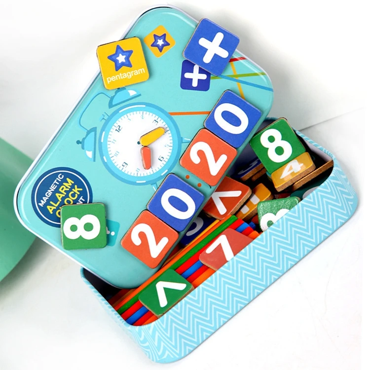 Montessori Digital Clock Math Toy Kindergarten Math Counting Toys ...