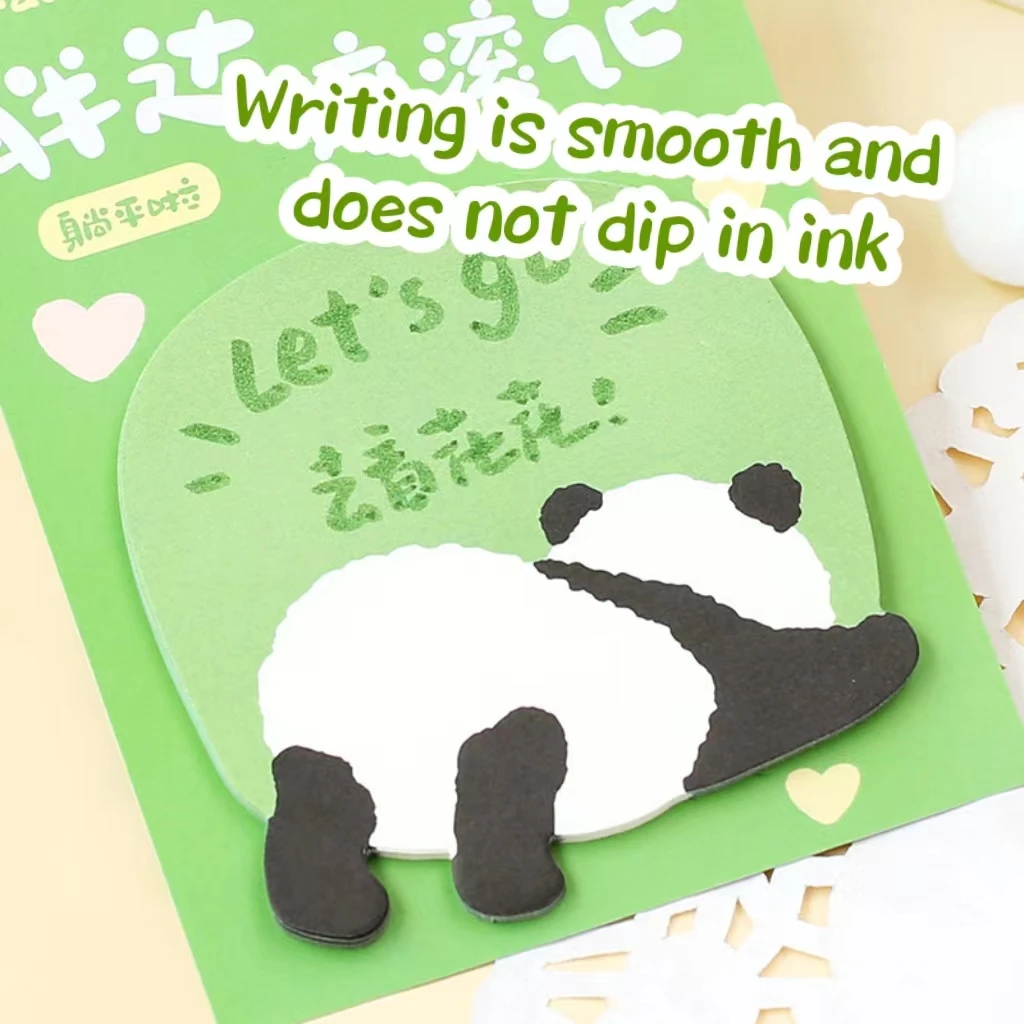 Cute Panda Note Paper Student Office Can Paste Message Sticky Notes ...
