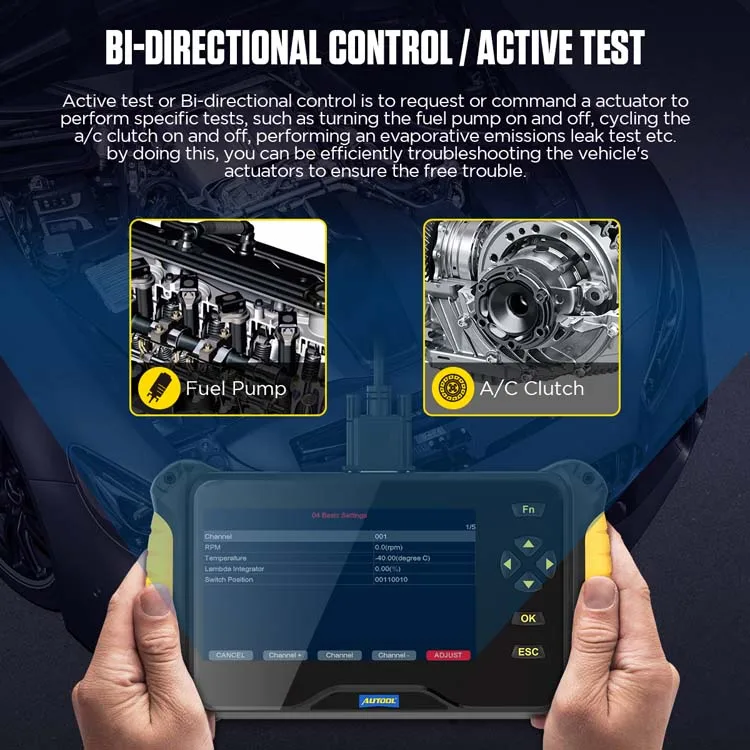Autool Universal Car Diagnostic Ev Diagonising Diagnose Tool Key ...