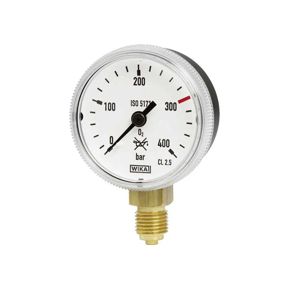 For WIKA Double Digital Bourdon Tube Pressure Gauge Types 111.11 111.31 ...