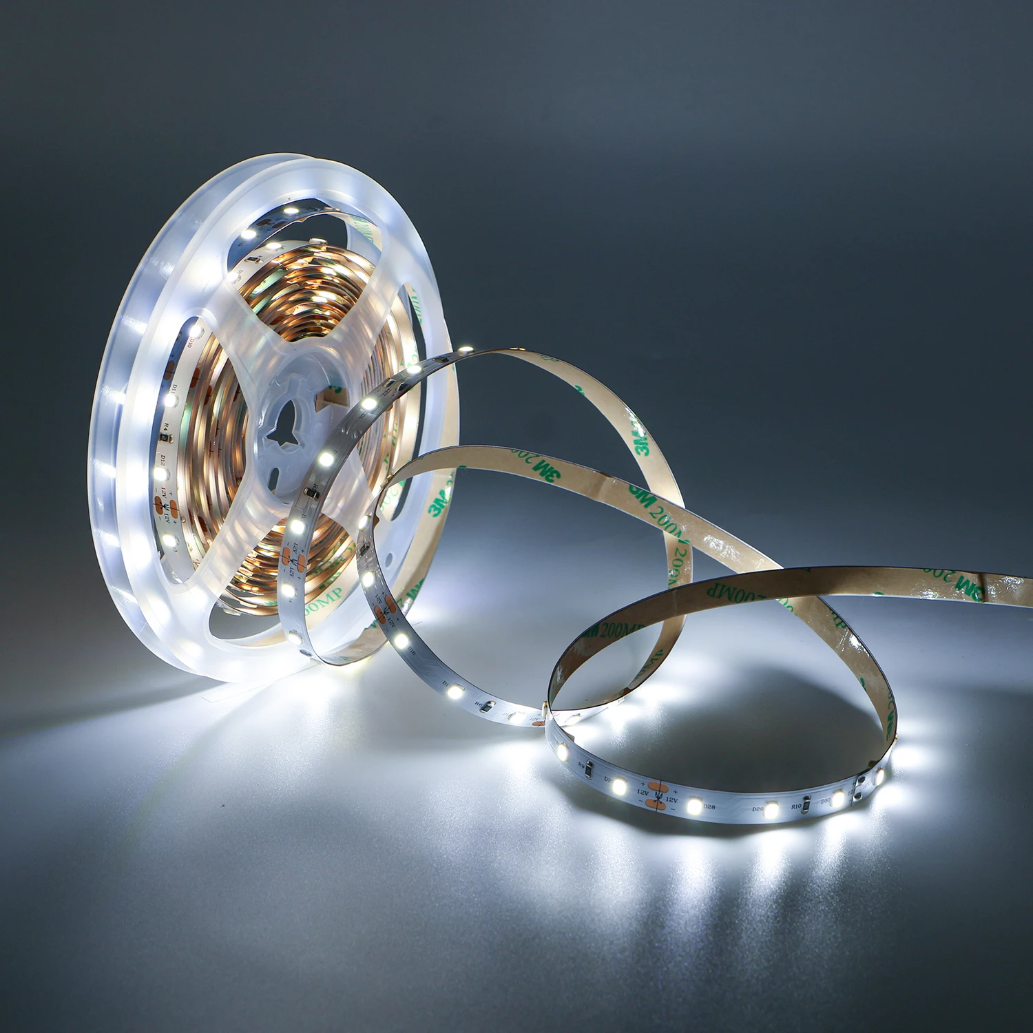 12v 6500K Color Temperature Strip Lamp IP20 SMD 2835 Flexible LED Strip ...