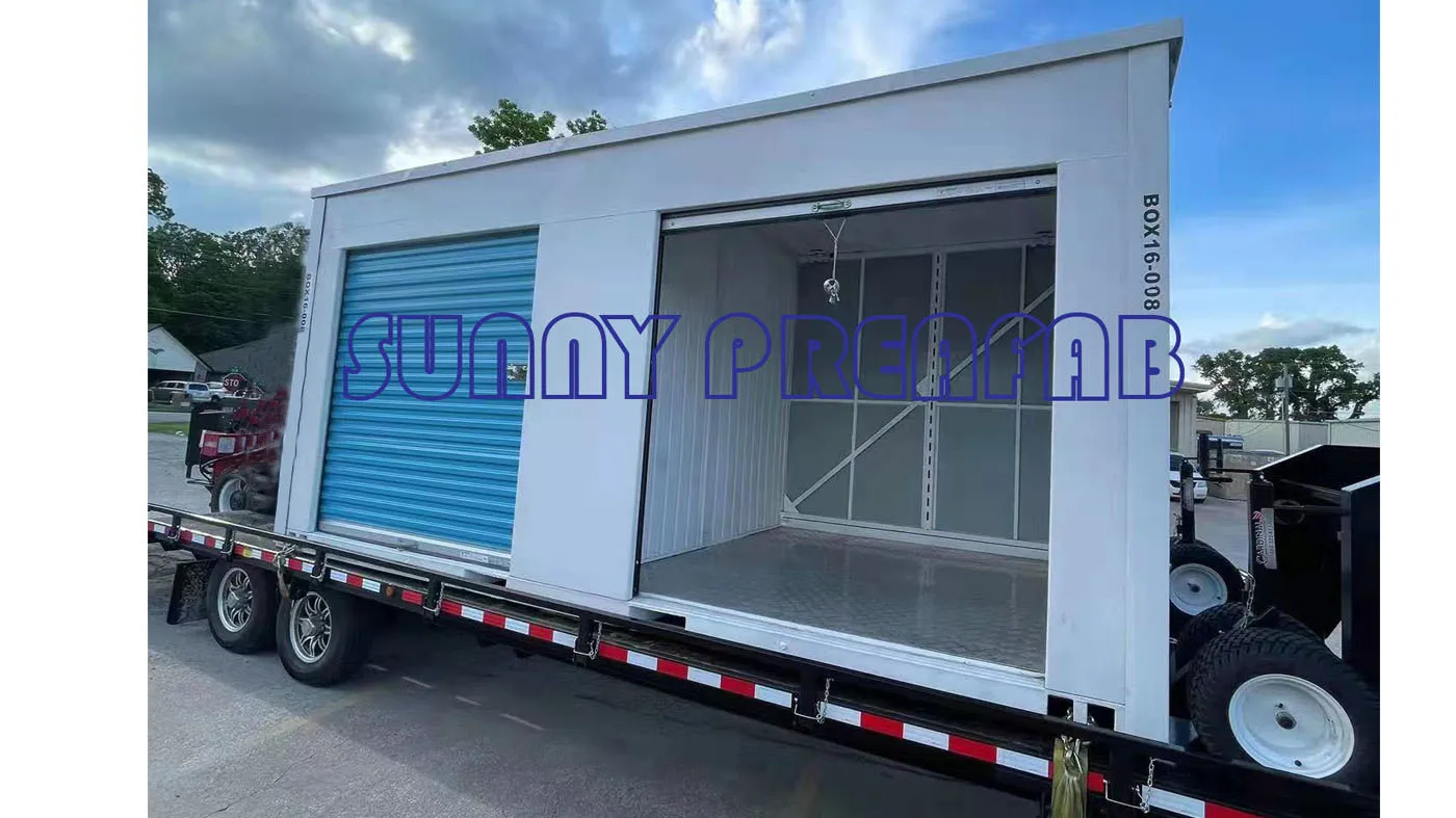 Steel Material Prefab Assemble Stackable Foldable Mobile Container Self ...