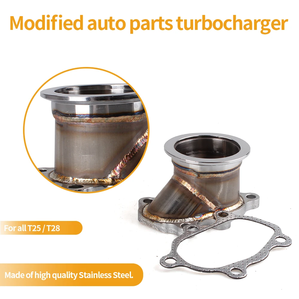 Gt25 Gt28 Turbo Downpipe Flange Adapter - 2.5" V-band Oem | Wholesale