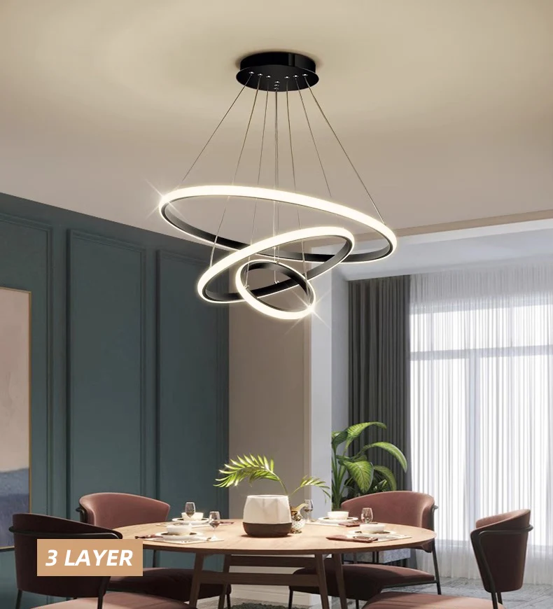 Luxury Decorative Round Pendant Light for Living Room
