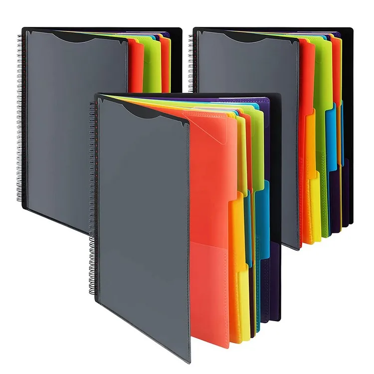 CX Plastic Index File Divider A4 Colorful Plastic File Dividers Sheet ...