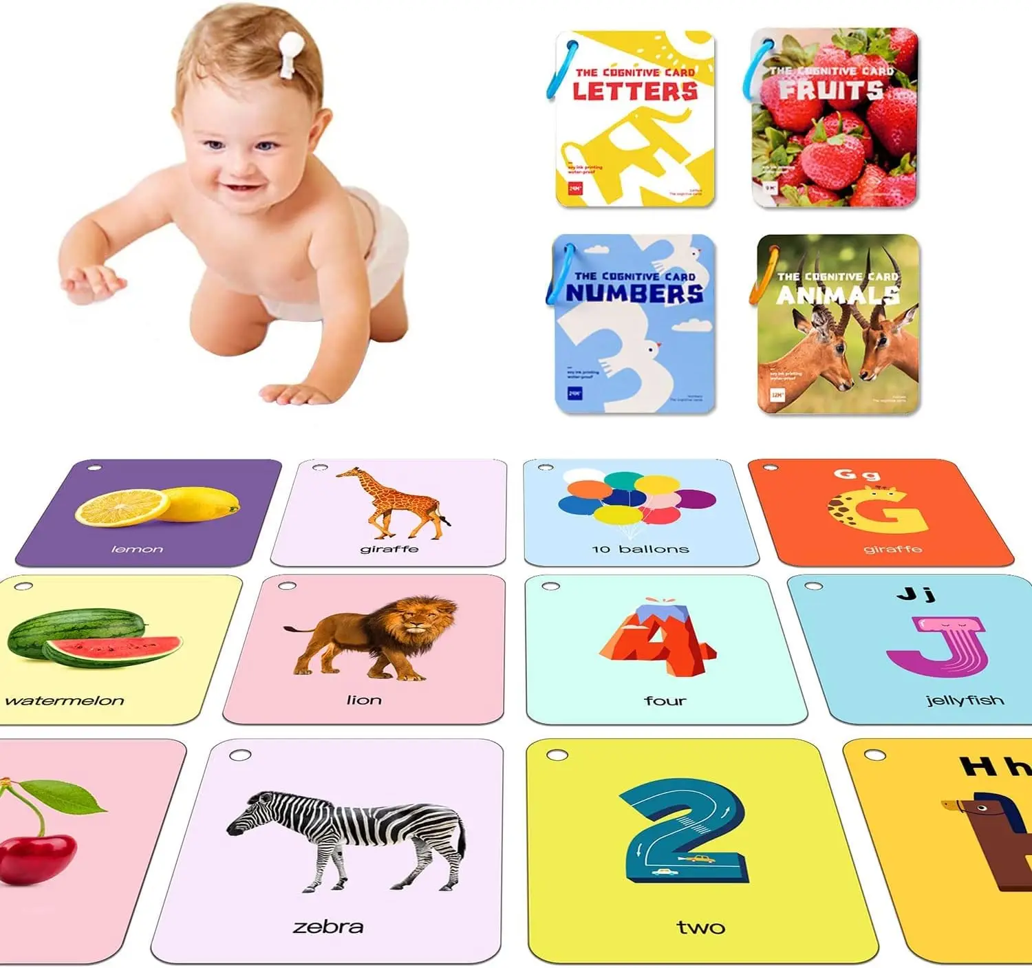 Flash Cards/ Cognitive Cards Matching Letter Game Educational Flash ...
