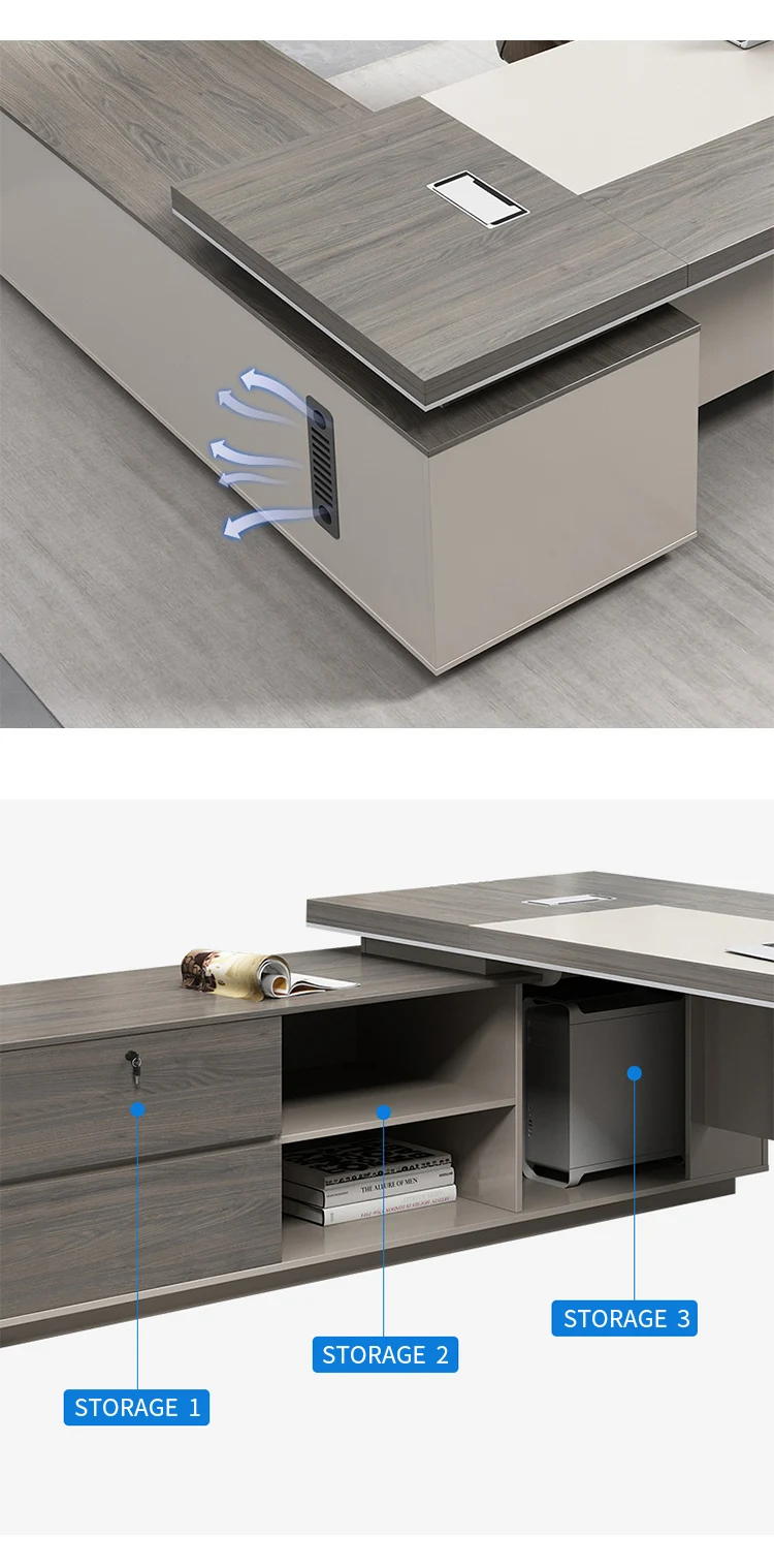 Minimalist Modern Office Table Photos for Boss Executive Desk