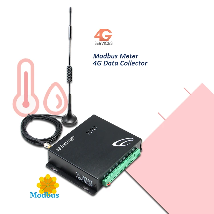 Temperature Sensor And Digital Modbus Data Collector 4g Data Logger Modbus Relay Pressure Chart ...
