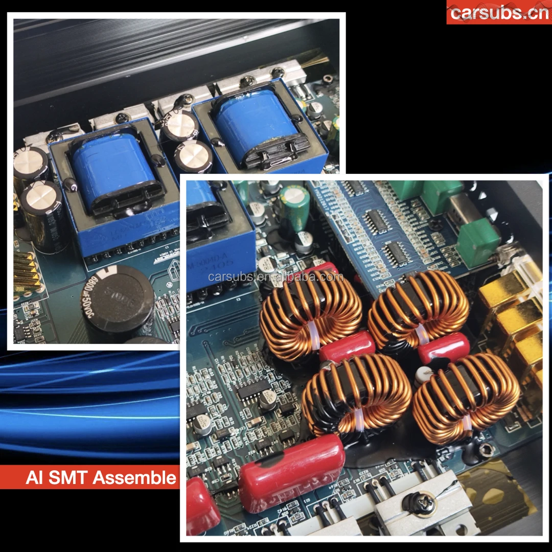 Fullrange Brazilian Car Amplifier - 500W RMS 4CH Power