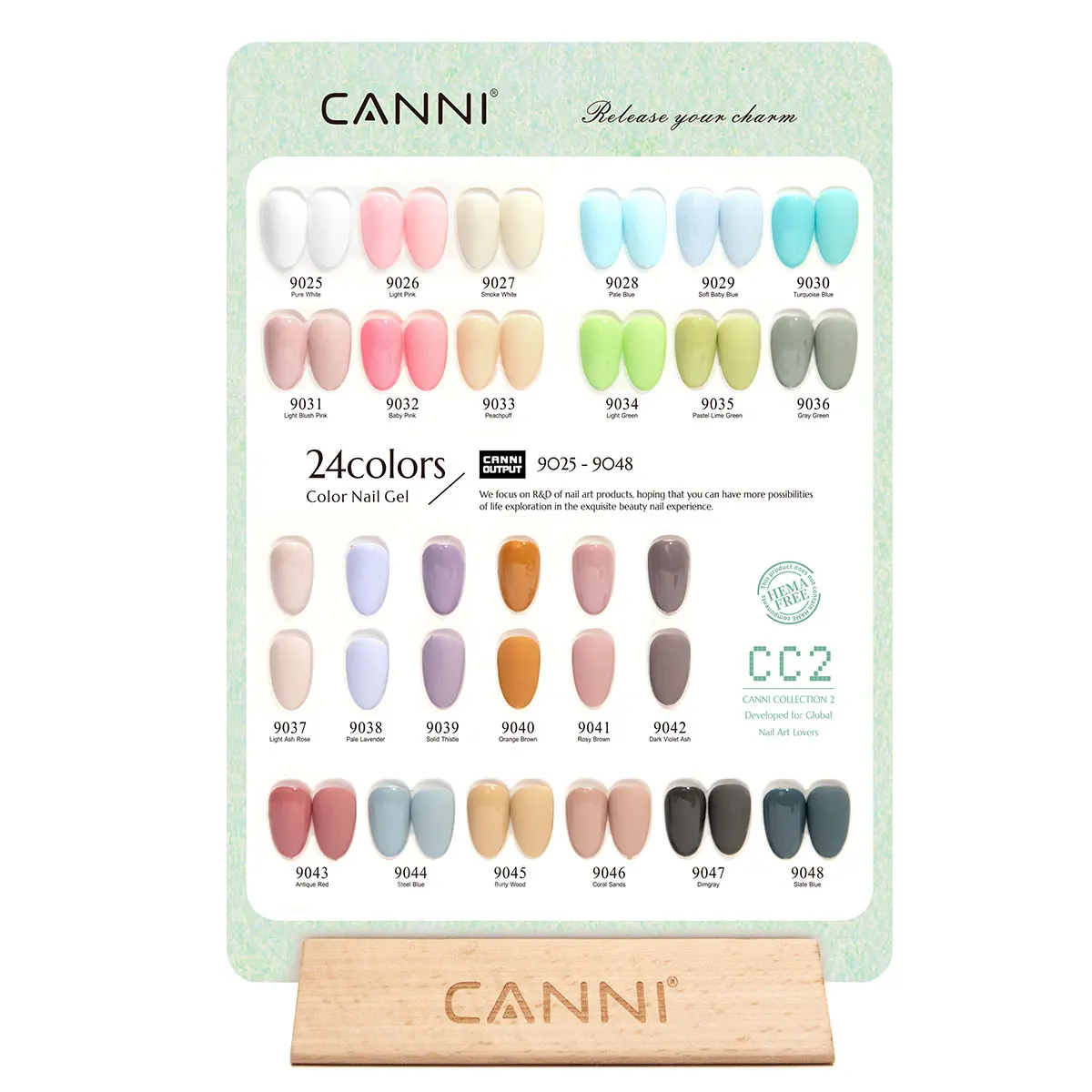 CANNI CC2 Series MACARON Youth Colors - High Quality Gel Polish