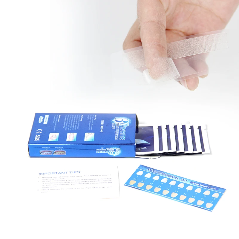 Dissolving Pap Charcoal White Strips Custom Tooth Teeth Whitening