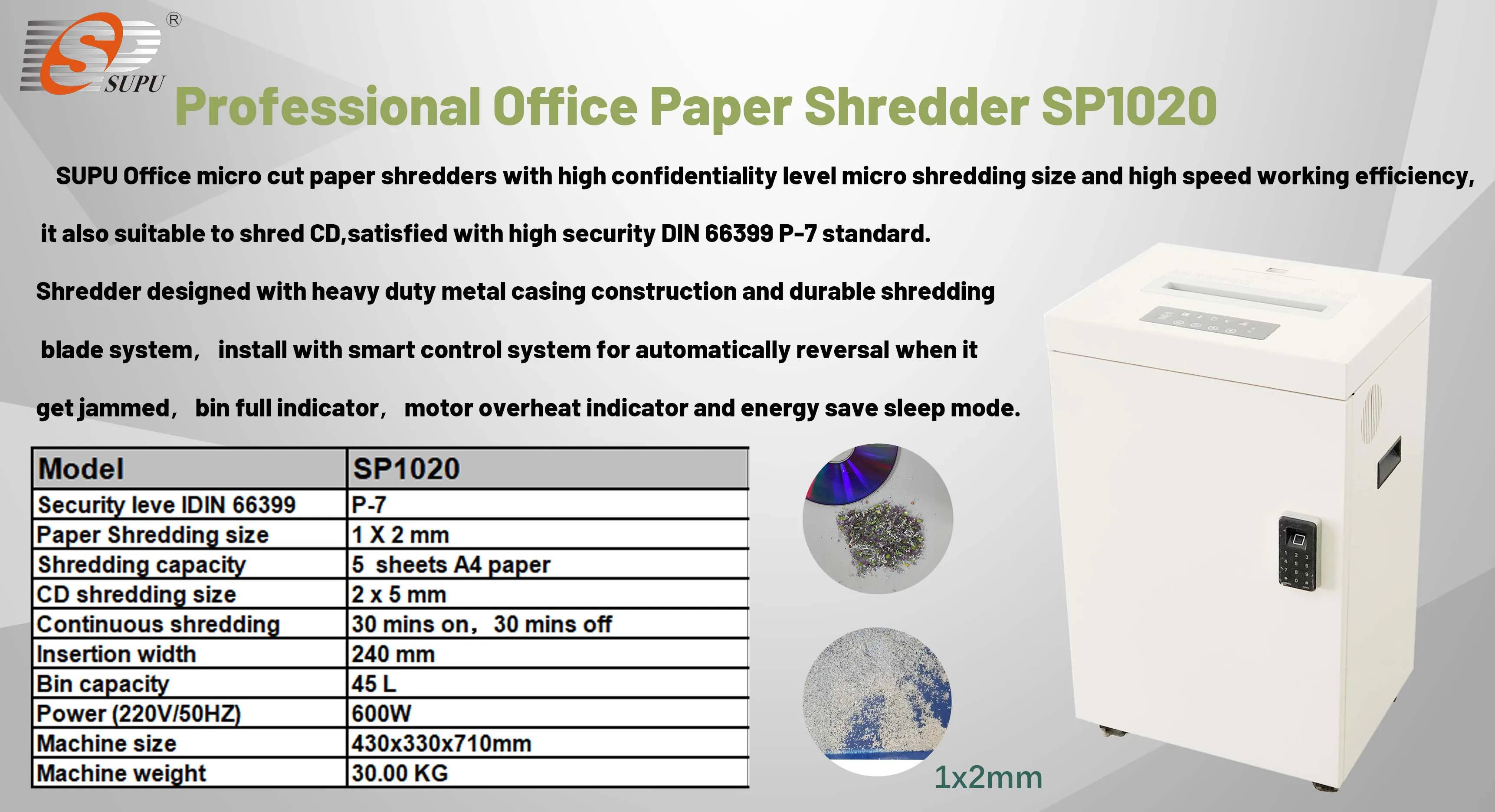 High Security Thin Crusher Credit Card Cd Chips Paper Disintegrator ...