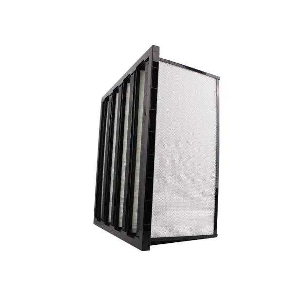 V Cell Ahu Hepa Filter Medium Efficiency F7 Plastic Frame 592 X 592x ...