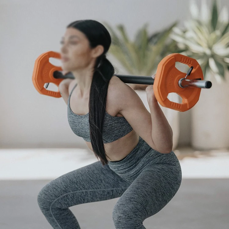 Factory Wholesale 20kg Adjustable Arobic Color Body Pump Barbell Weight ...