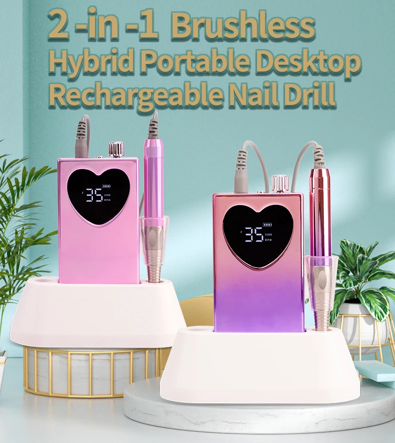 Gamer Changer 2024 New Arrival Bling Rhinestones35000 RPM Portable ...