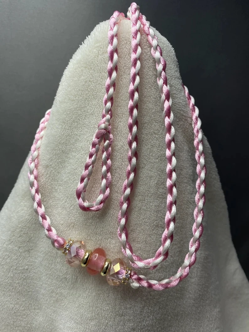 Bling Bead Show Leash Thin Small Dog Dog-show-leashes Profesional Dog ...