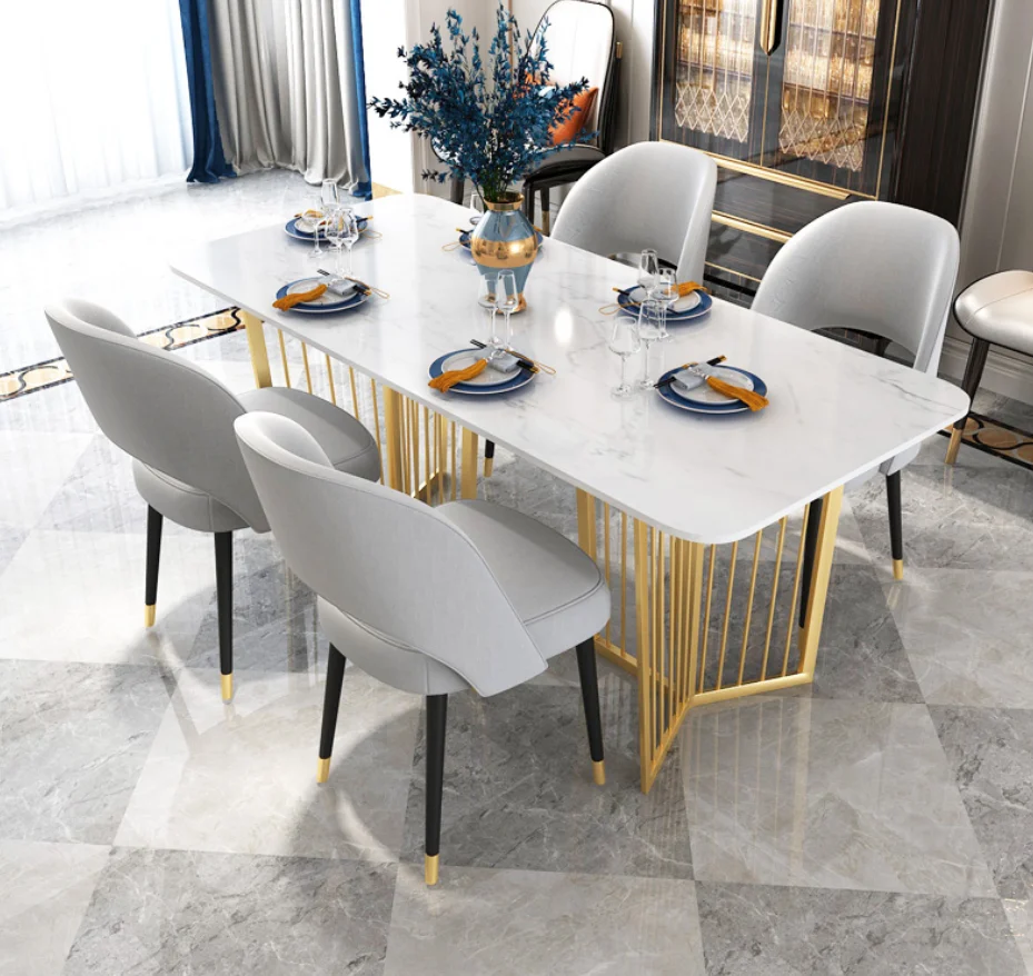 2022 Italian Modern Marble Design Restaurant Furniture Dining Tables ...