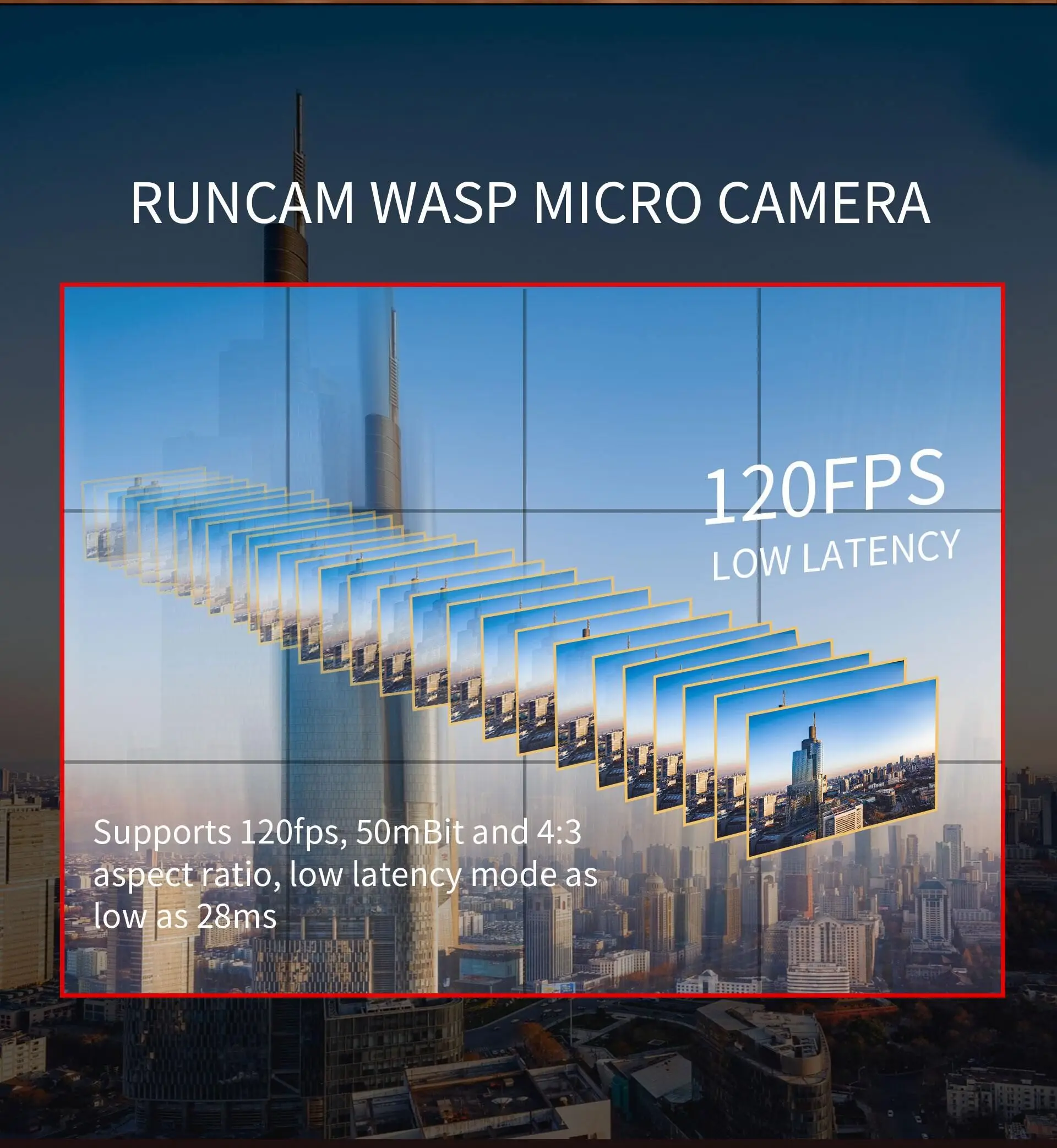 Runcam Link Wasp Nano Digital Fpv Vtx 120fps 4:3 Camera 8ch Djii Hd ...