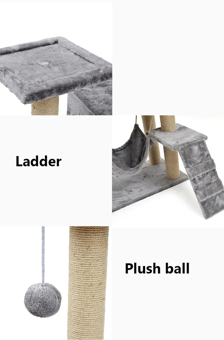Twin Column Poplar Cat Tree Common - Buy Twin Column Cat Tree,Cat Tree ...