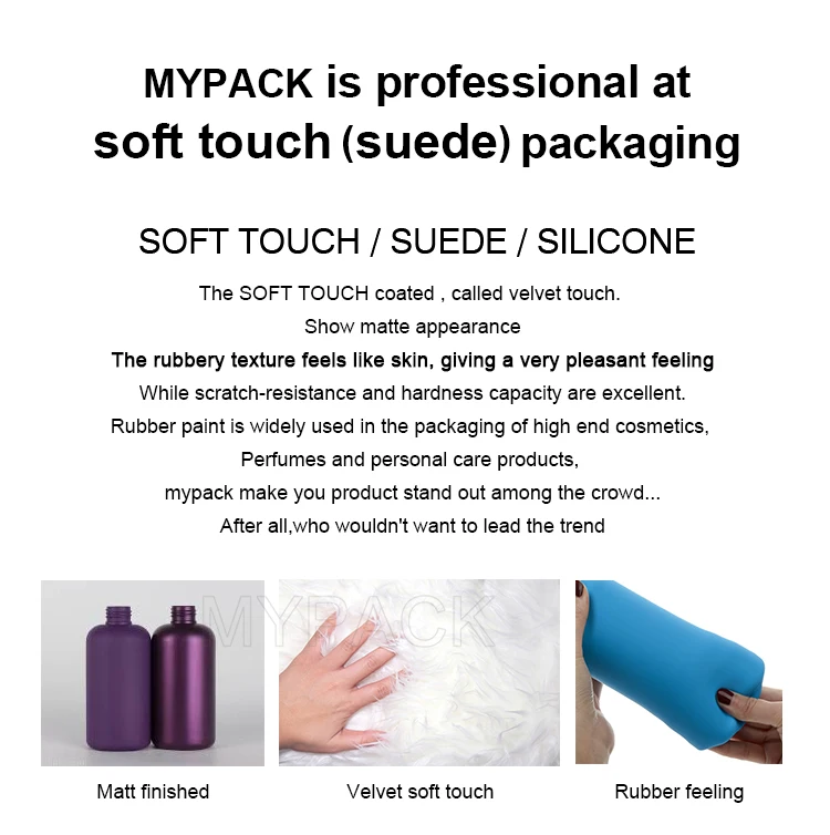 MYPACK Luxury HDPE Plastic Fat Round Matte Coconut White 16oz 500ml ...